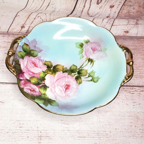 Nippon | Dining | Vintage Rare Hand Painted Nippon Made In Japan Pink ...